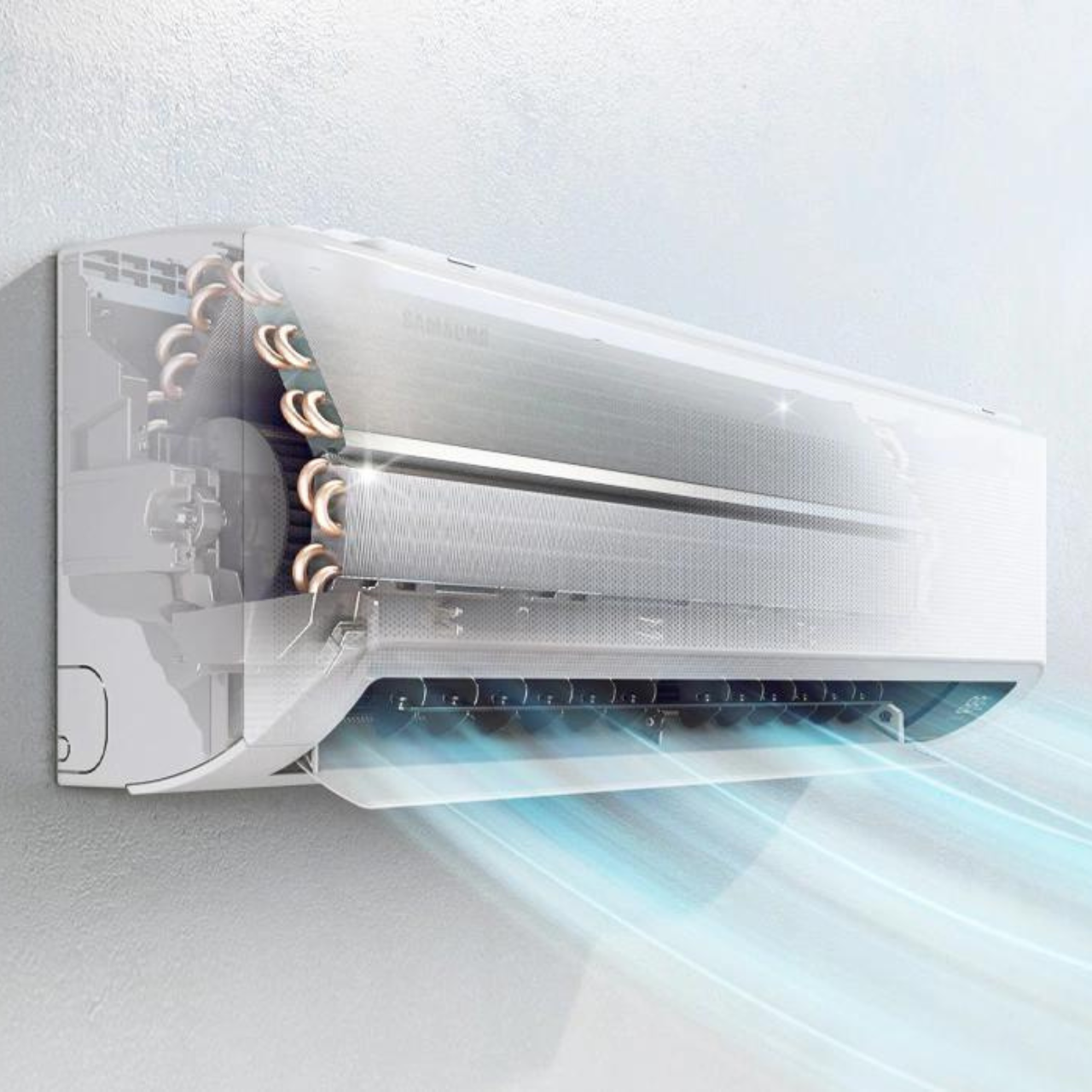 KIT CONDIZIONATORE 9000+9000 BTU DUAL SPLIT WI-FI CEBU SAMSUNG ...